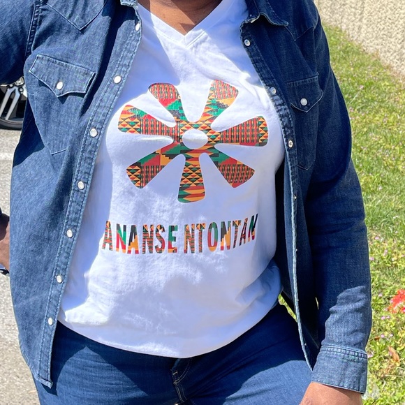 Tops | Ananse Ntontan Adinkra Symbol Of Creativity | Poshmark